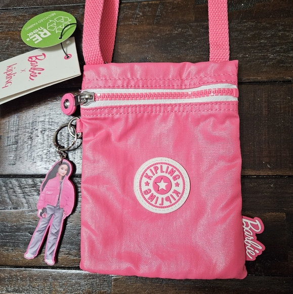 Kipling | Bags | Kipling X Barbie Afia Lively Pink Mini Crossbody Bag ...